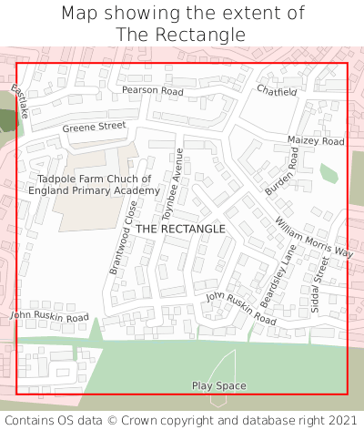 Where is The Rectangle? The Rectangle on a map