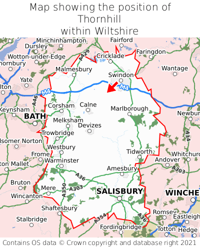 Where is Thornhill? Thornhill on a map