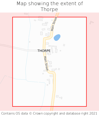 Where is Thorpe? Thorpe on a map