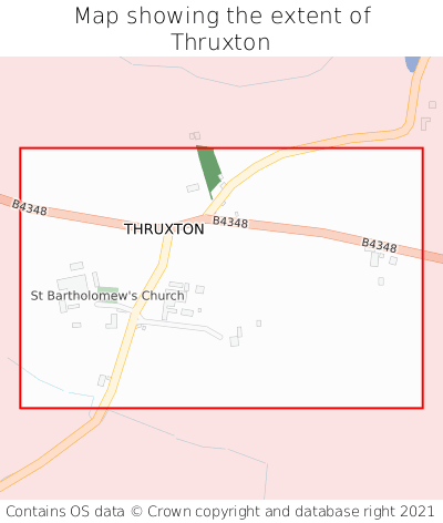 Where is Thruxton? Thruxton on a map