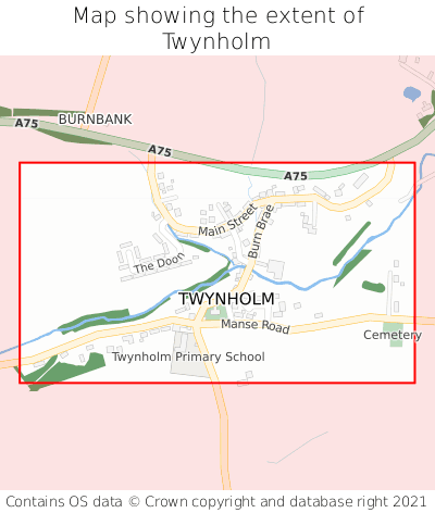 Where is Twynholm? Twynholm on a map