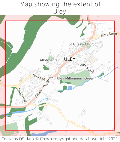 Where is Uley? Uley on a map