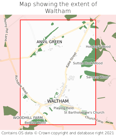 Where is Waltham? Waltham on a map