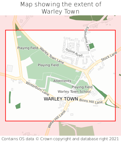 Where is Warley Town? Warley Town on a map
