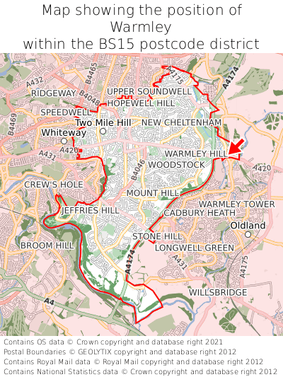 Where is Warmley? Warmley on a map