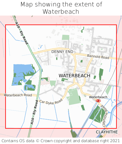 Where is Waterbeach? Waterbeach on a map