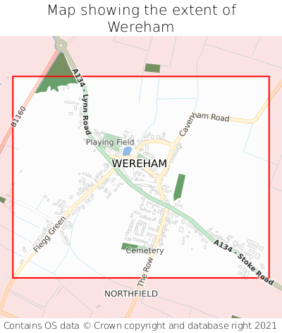 Where is Wereham? Wereham on a map