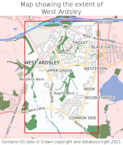 Where is West Ardsley? West Ardsley on a map