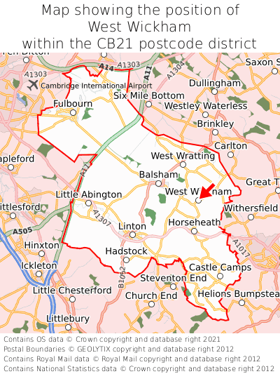Where is West Wickham? West Wickham on a map
