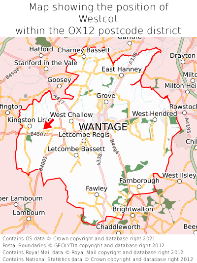Where is Westcot? Westcot on a map
