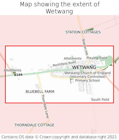 Where is Wetwang? Wetwang on a map