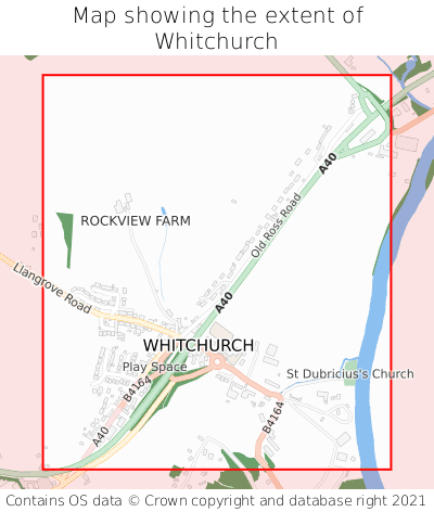 Where is Whitchurch? Whitchurch on a map