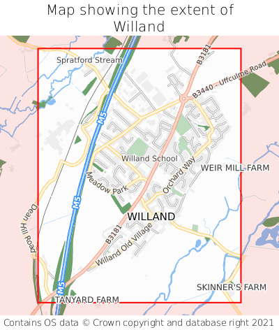 Where is Willand? Willand on a map