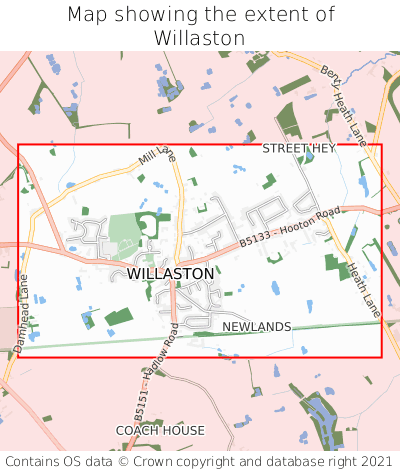 Where is Willaston? Willaston on a map