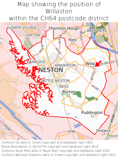 Where is Willaston? Willaston on a map