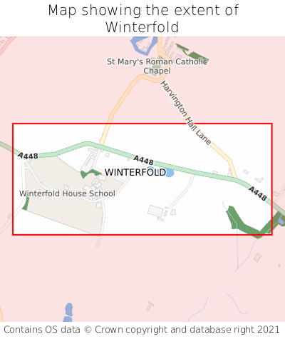 Where is Winterfold? Winterfold on a map