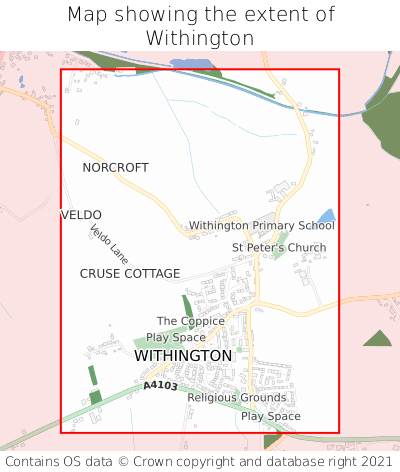 Where is Withington? Withington on a map