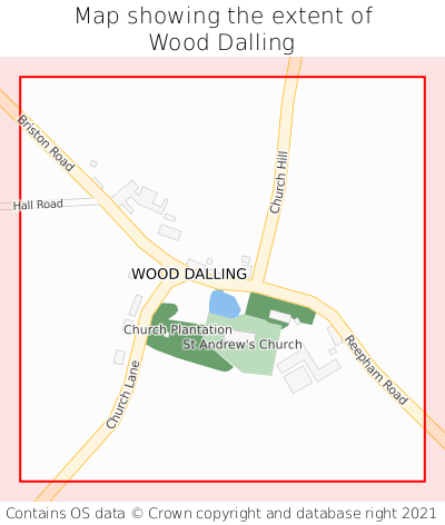 Where is Wood Dalling? Wood Dalling on a map