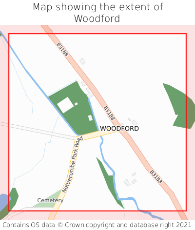 Where is Woodford? Woodford on a map