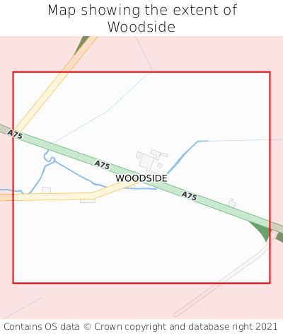 Where is Woodside? Woodside on a map