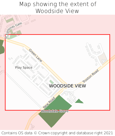 Where is Woodside View? Woodside View on a map