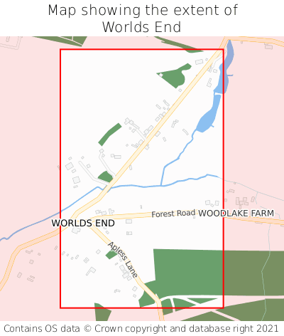 Where is Worlds End? Worlds End on a map