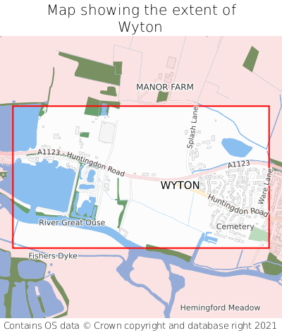 Where is Wyton? Wyton on a map