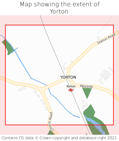 Where is Yorton? Yorton on a map